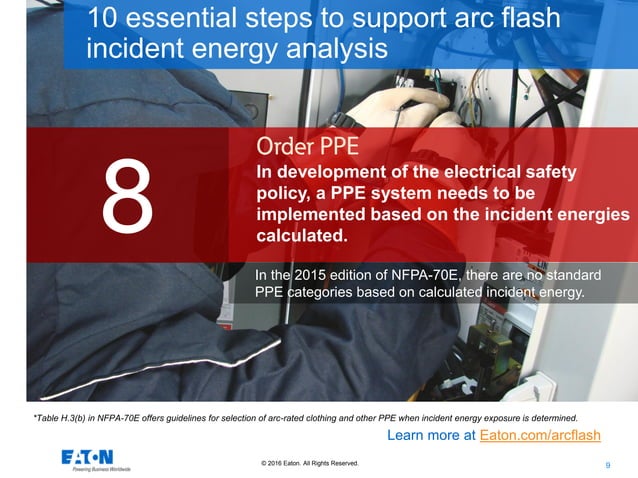 10 Essential steps to support arc flash incident energy analysis | PPT