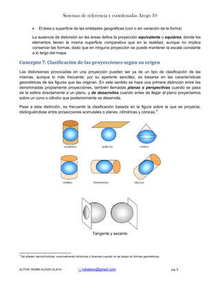 Sistemas de Referencia y Coordenadas ArcGis 10 | PDF