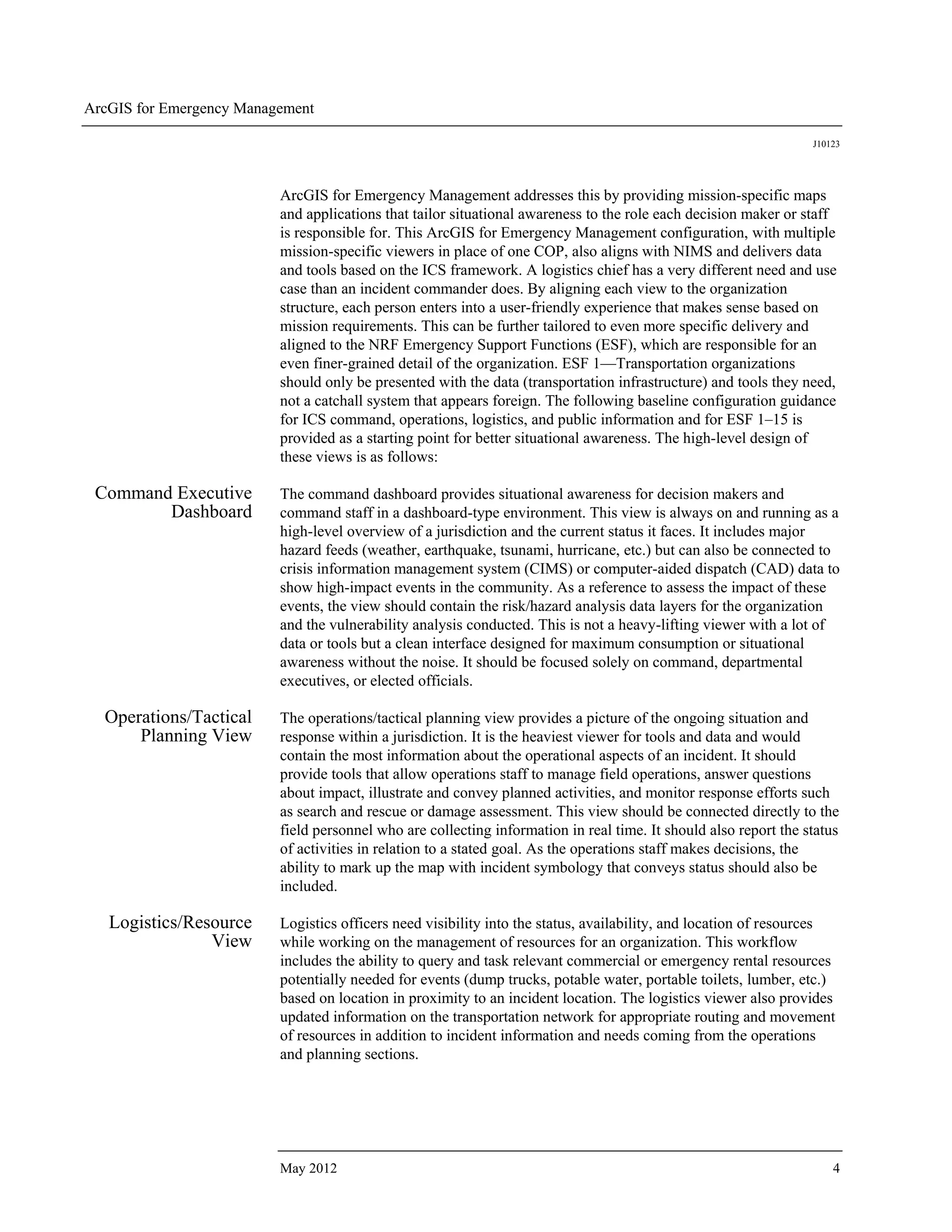 Arcgis for-emergency-management | PDF