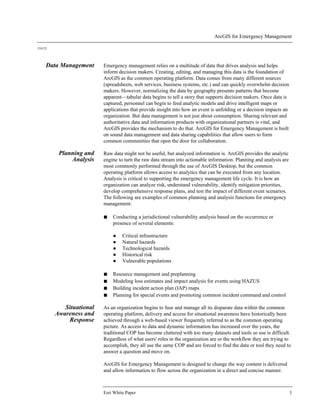 Arcgis for-emergency-management | PDF