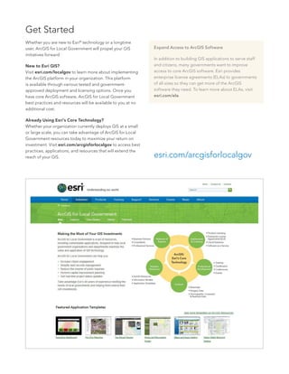 ArcGIS for Local Government | PDF