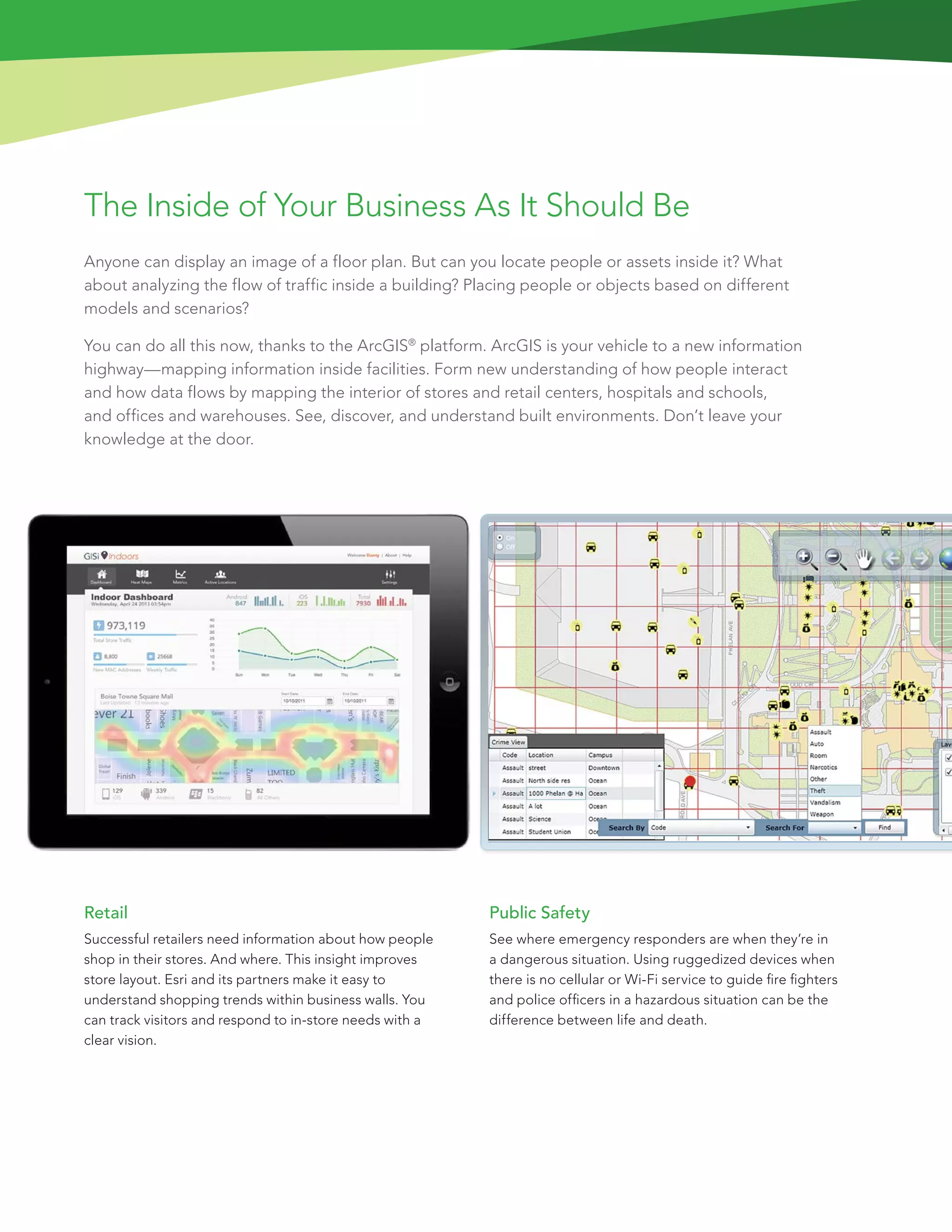 ArcGIS Indoor Location and Analysis | PDF
