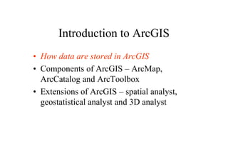 Arc gis introduction-ppt | PDF