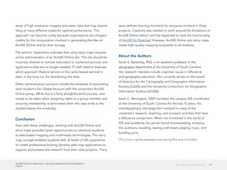 ArcGIS Online in Education | PDF
