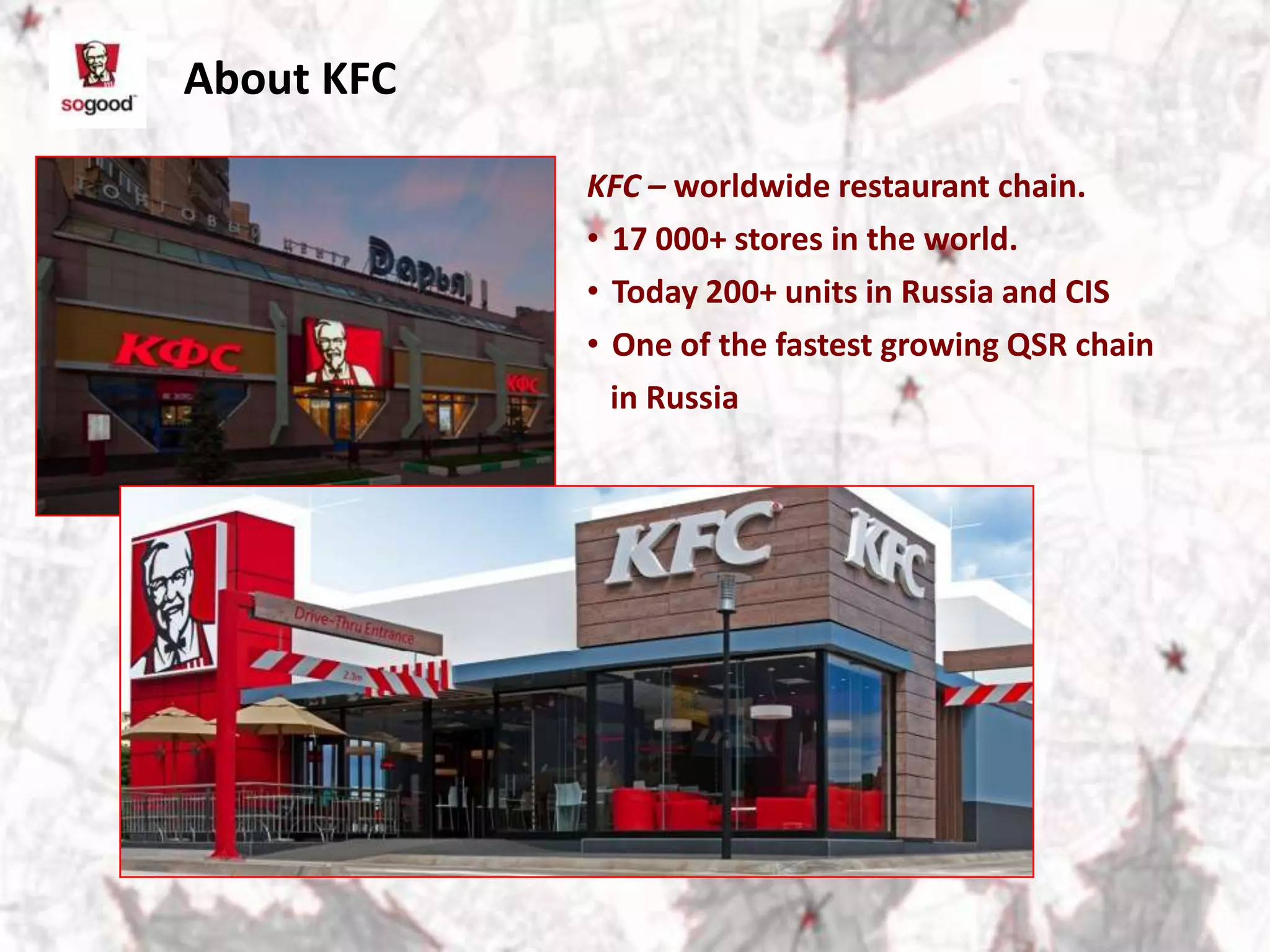 ArcGIS Application for KFC Store Chain Development | PPTX