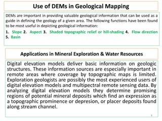 Arc Geographic Information System (GIS) Digital Elevation Models (DEM ...
