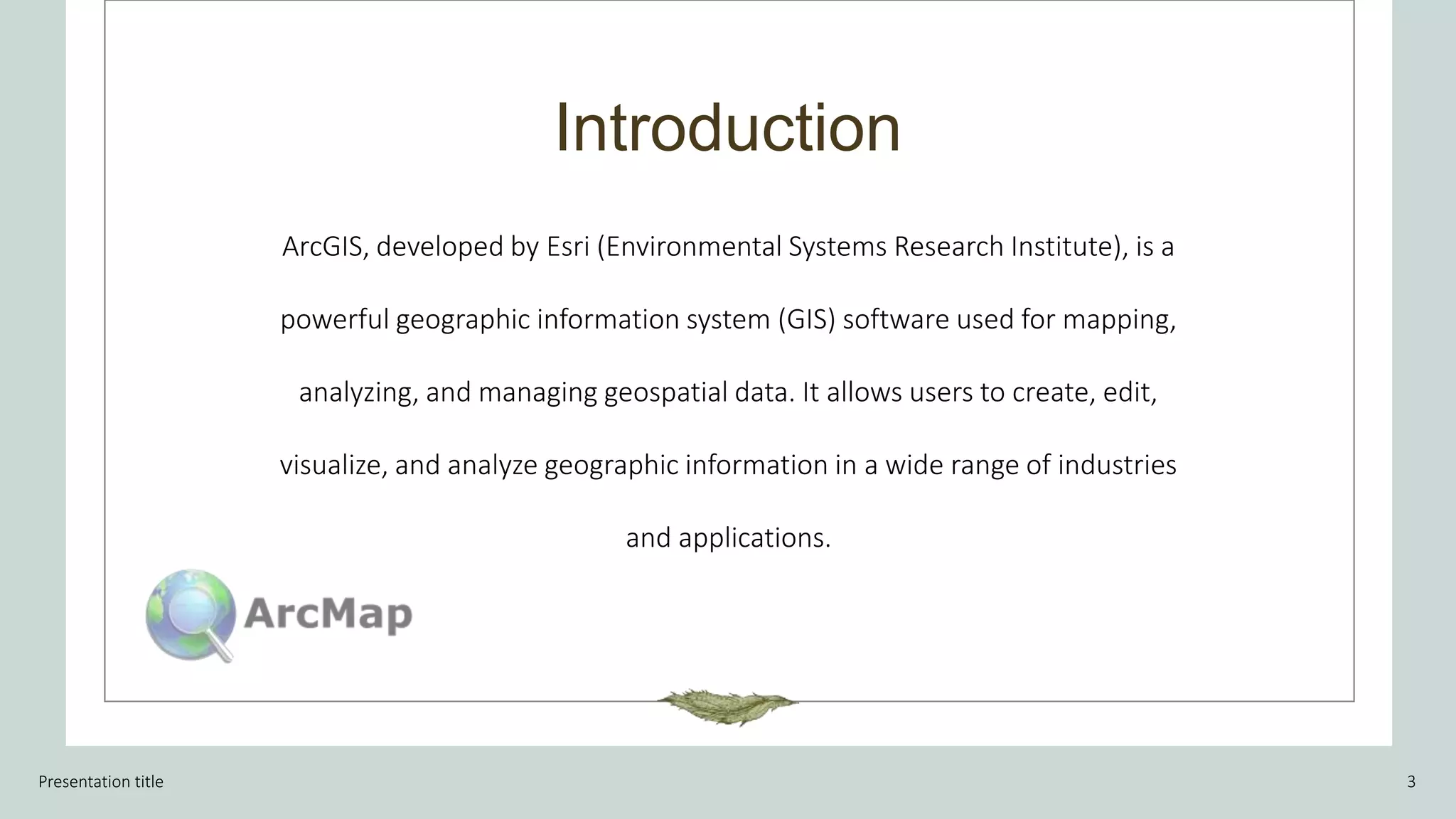 ArcGIS Installation Procedure PPT | PPTX