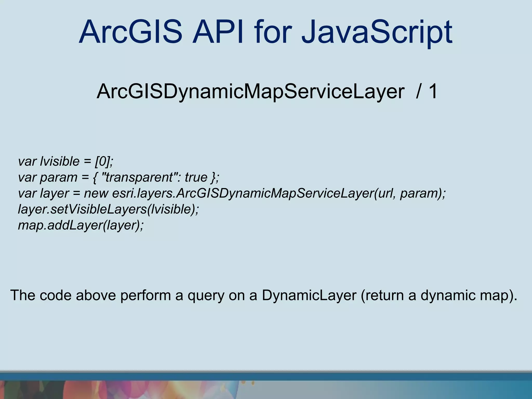 Arcgis Javascript Api Build A Web Layer Based Map Application With Html5 And Javascript Ppt