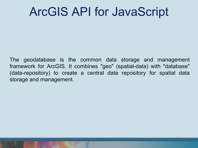 Arcgis Javascript Api Build A Web Layer Based Map Application With Html5 And Javascript Ppt