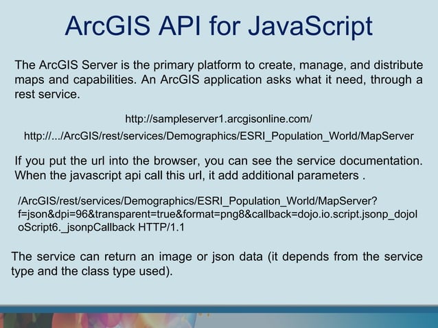 Arcgis Javascript Api Build A Web Layer Based Map Application With Html5 And Javascript Ppt