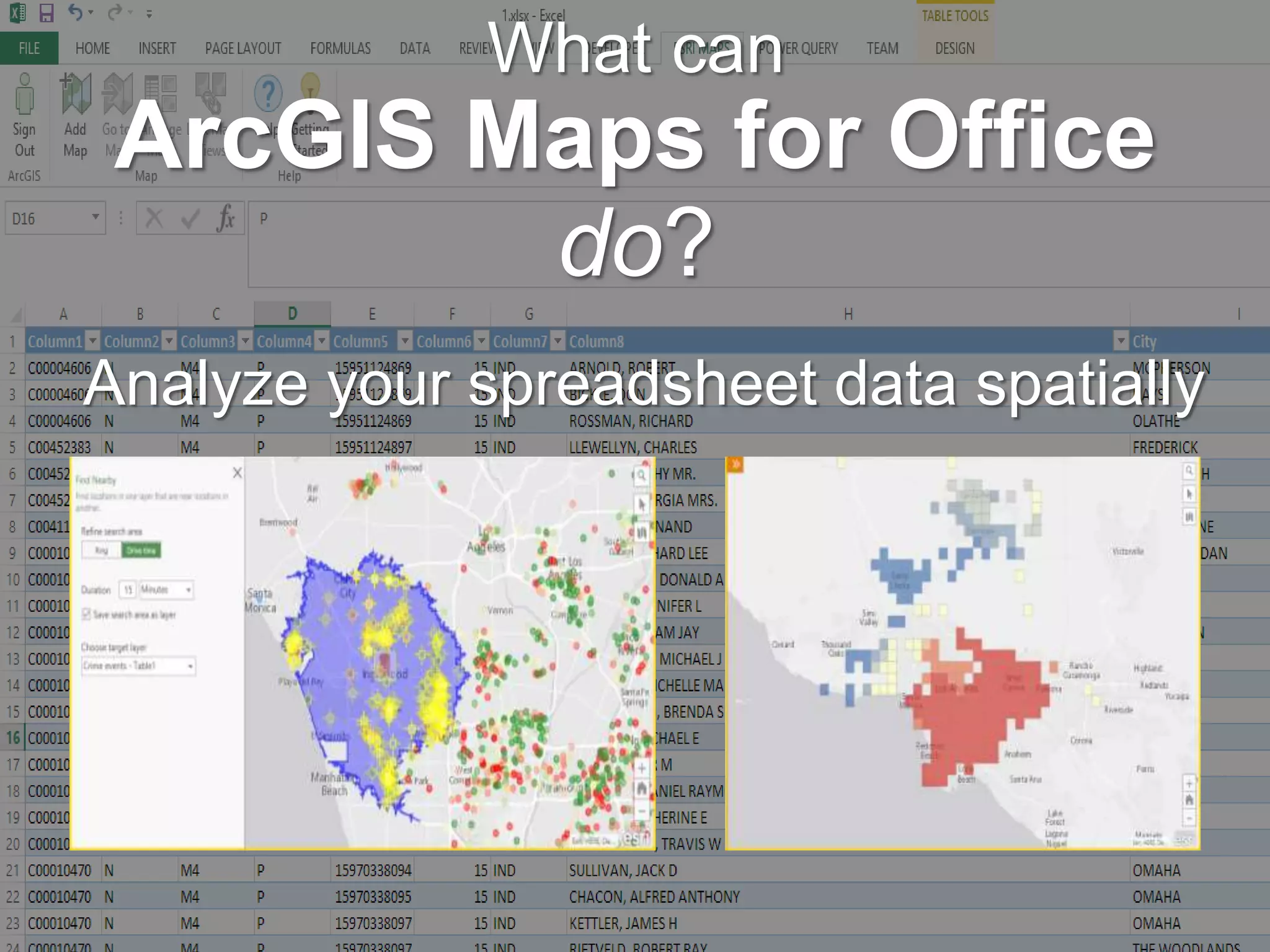 ArcGIS Maps for Office | PPT