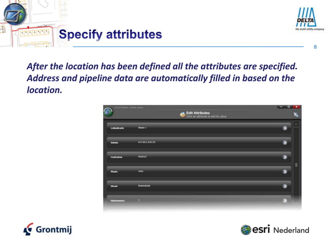 ArcGIS Mobile 10 Gas Leak Detection Application by Grontmij and Esri NL ...