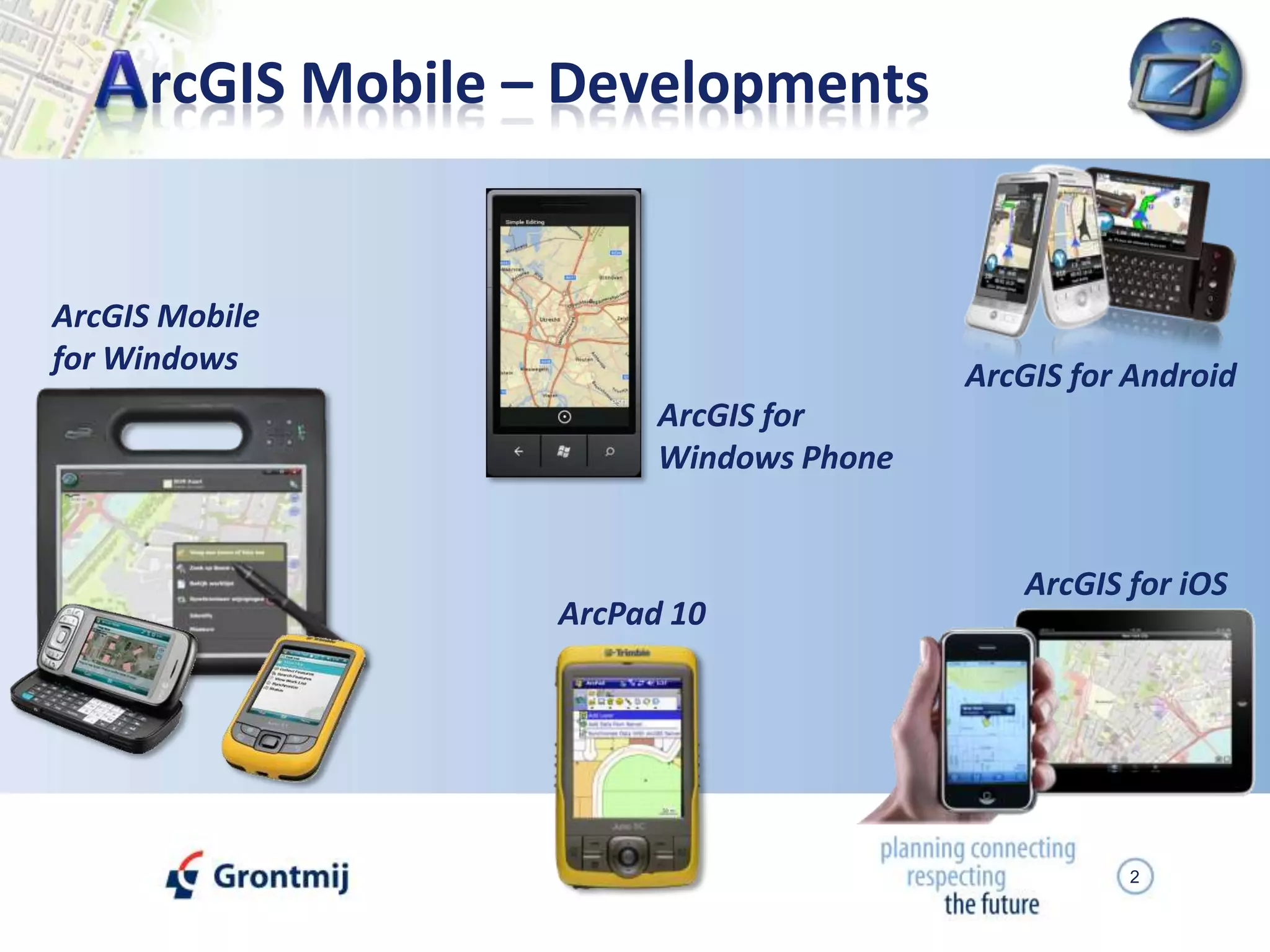 ArcGIS Mobile 10 - Grontmij | PPT