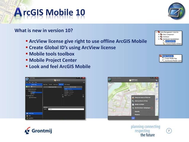 ArcGIS Mobile 10 - Grontmij | PPT