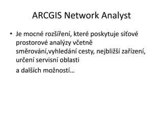 Arcgis network analyst | PPTX