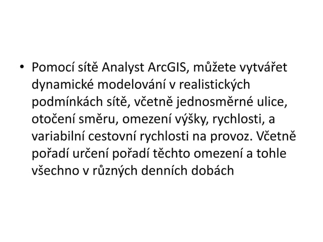 Arcgis network analyst | PPTX