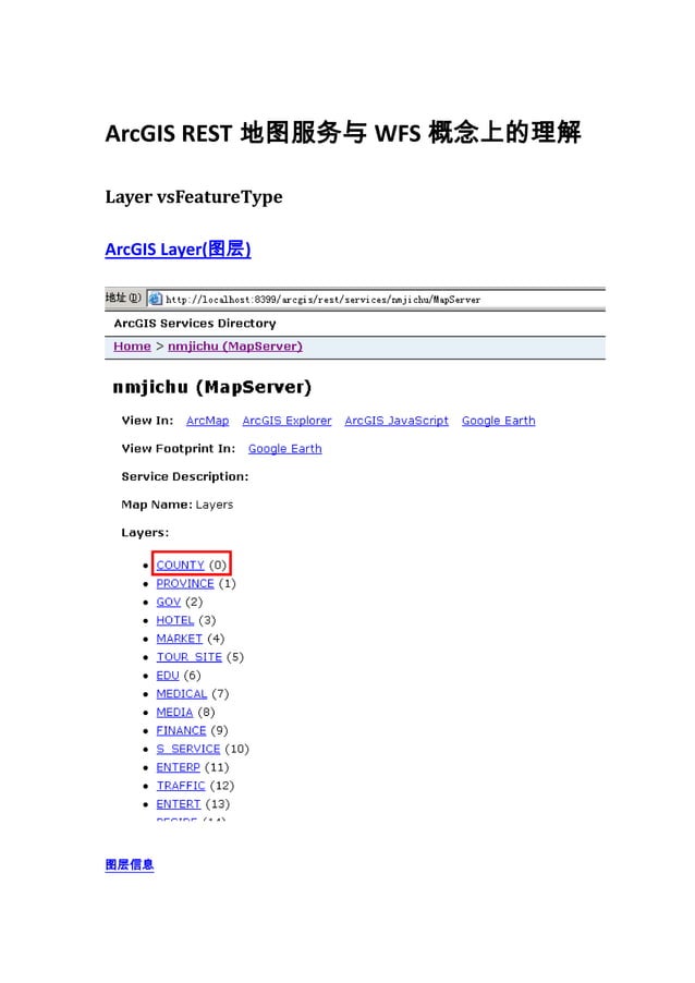 ArcGIS REST Mapserver vs WFS | PDF