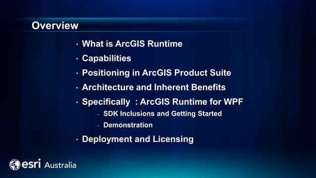 Arc Gis Runtime For Wpf Presentation Pptx Operating Systems
