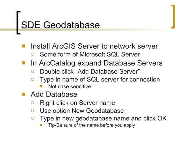 ArcGIS Server: Versioning and Multi-User Editing in County Assessors ...