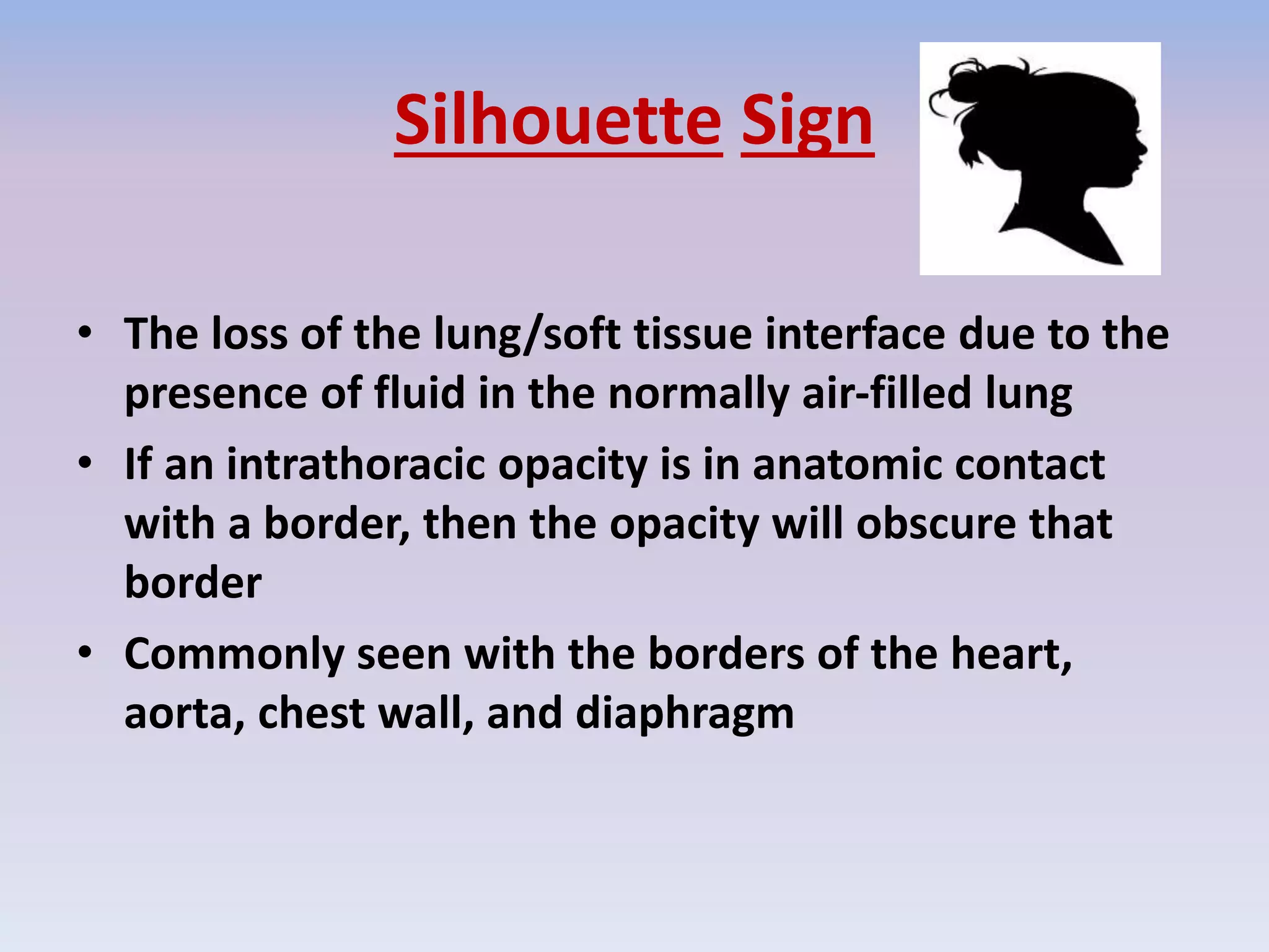 Signs in Chest Xray | PPTX