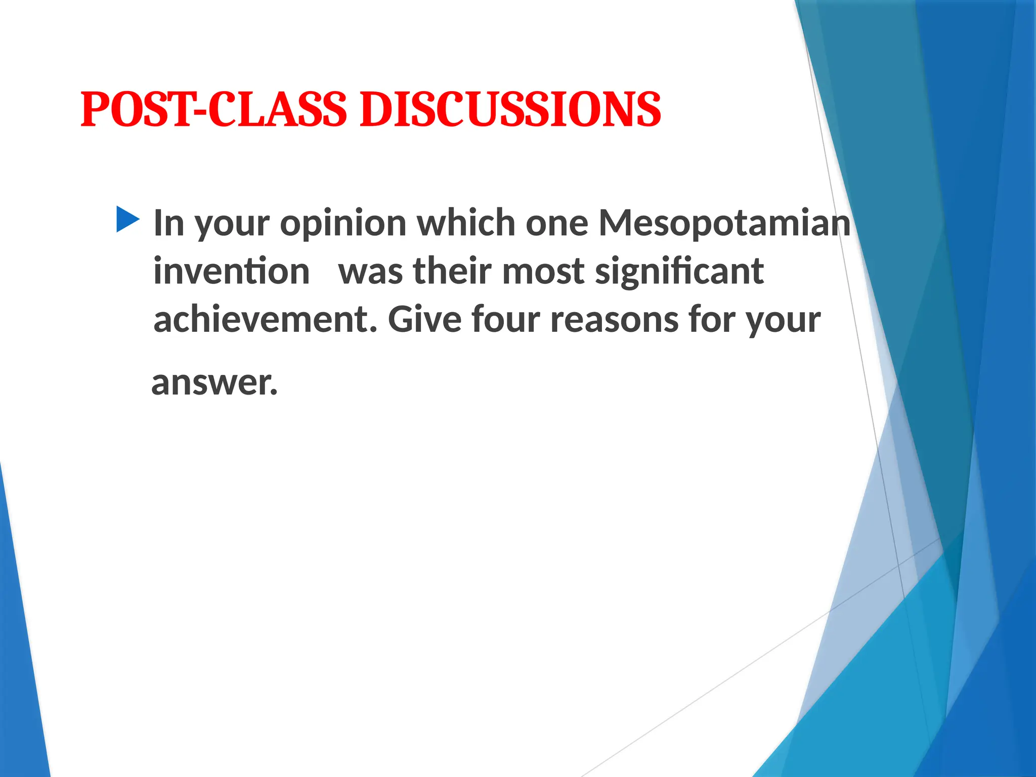 Archaeology, history and culture of Ancient Mesopotamia | PPTX