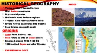 ARCH 212 2024 THE INCAS LECTURE 11 A.ppt | South America Travel ...