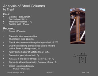 Column Analysis and Design | PPT