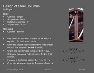 Column Analysis and Design | PPT
