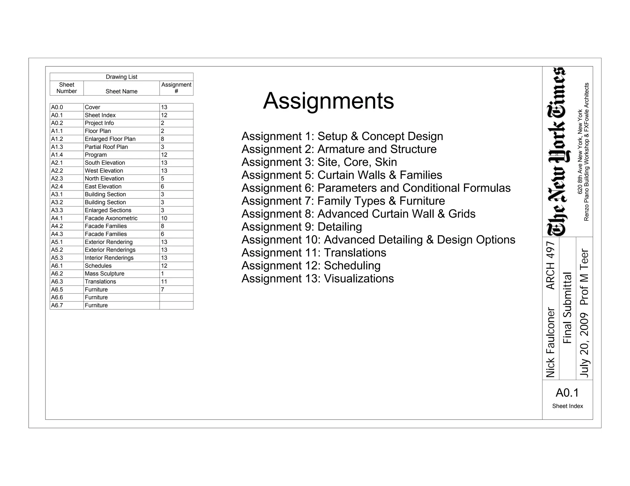 Revit Work Sample | PPT