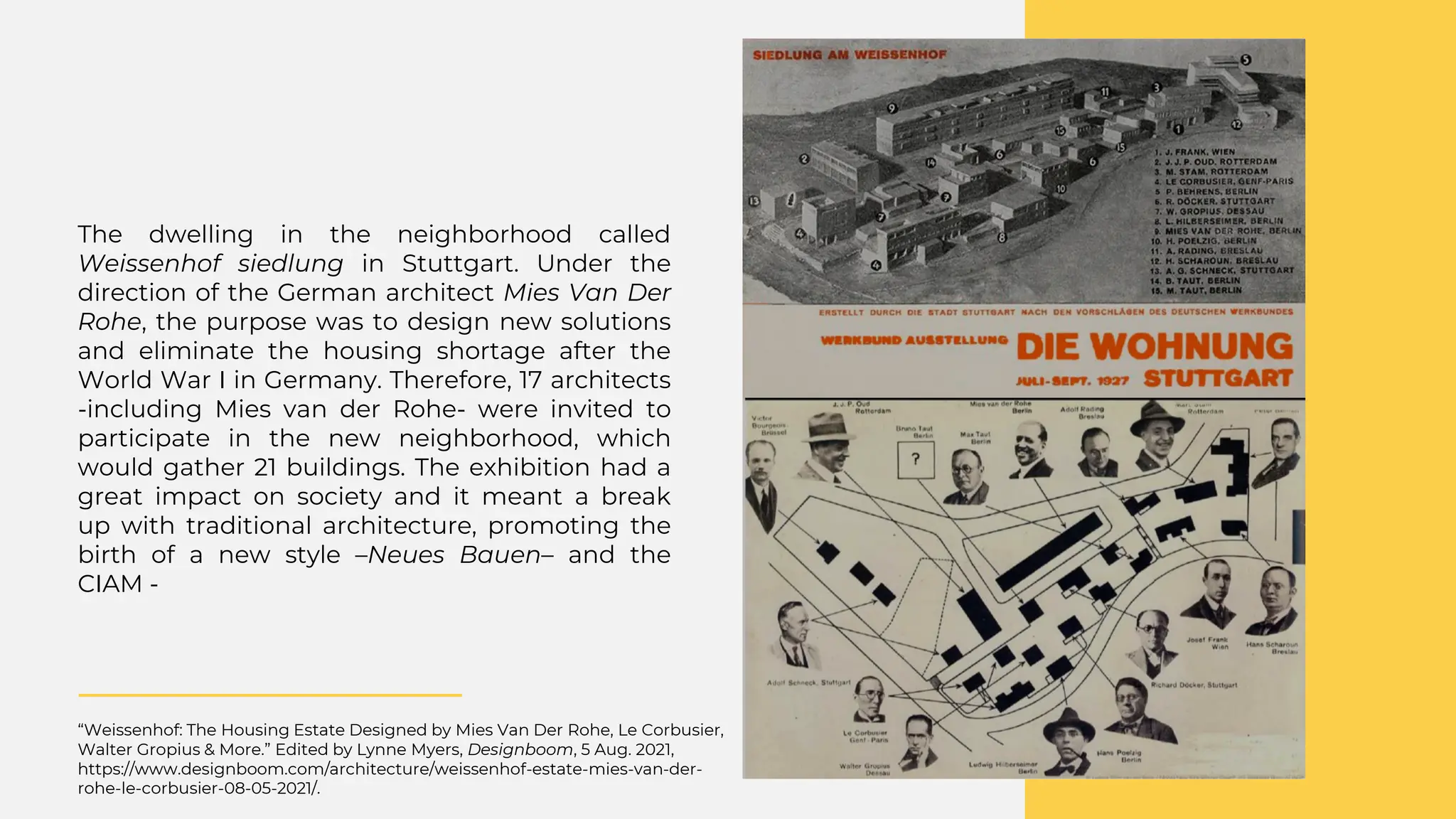 WEISSENHOF ESTATE STUTTGART 1927 | PDF