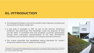 WEISSENHOF ESTATE STUTTGART 1927 | PDF