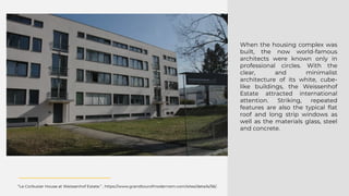WEISSENHOF ESTATE STUTTGART 1927 | PDF