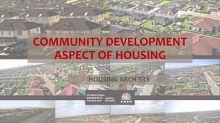 Introduction to Housing: Housing And Delivery Processes | PPTX