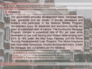 Introduction to Housing: Housing And Delivery Processes | PPTX