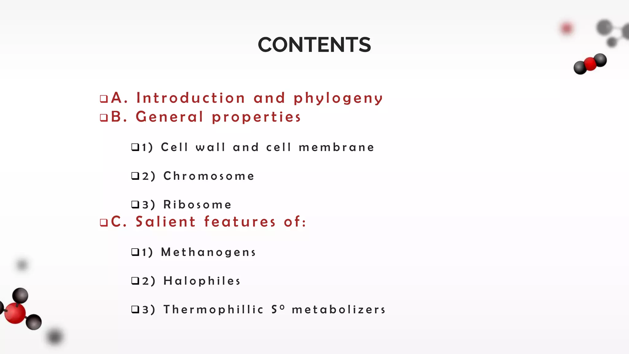 Archaea Bacteria (Methanogens, Halophiles, Thermophiles) | PDF