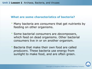 Archaea Bacteria Viruses, Notes - Slides | PPT