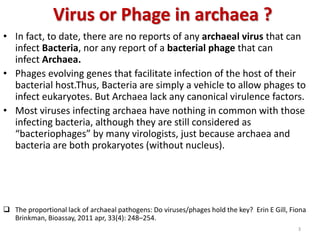 Archaeal viruses | PPTX