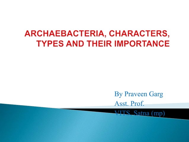 Archaebacteria | PPTX | Chemistry | Science
