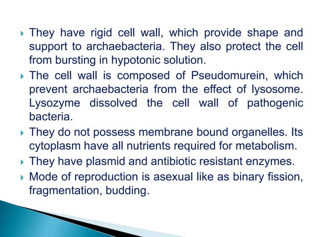Archaebacteria | PPTX | Chemistry | Science
