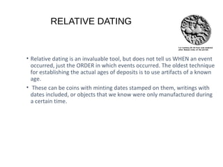 Relative Dating Definition