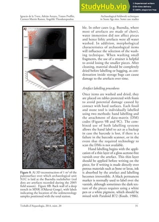 Archaeological Fieldwork Techniques In Stone Age Sites. Some Case ...