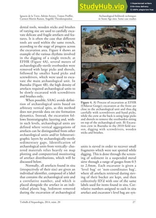 Archaeological Fieldwork Techniques In Stone Age Sites. Some Case ...