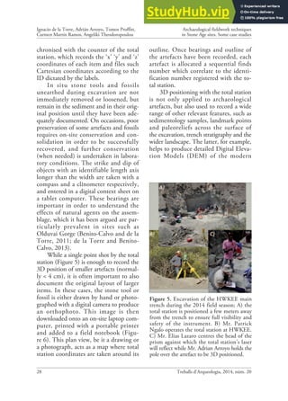 Archaeological Fieldwork Techniques In Stone Age Sites. Some Case ...