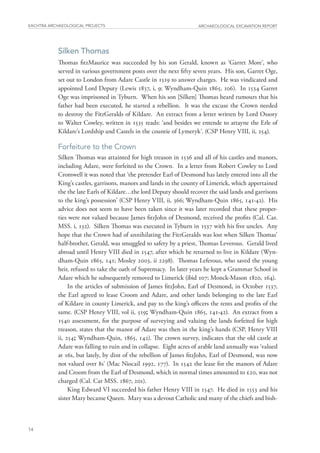 Archaeological report Adare Castle, Co. Limerick | PDF