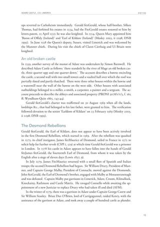 Archaeological report Adare Castle, Co. Limerick | PDF