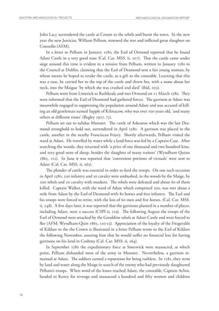 Archaeological report Adare Castle, Co. Limerick | PDF