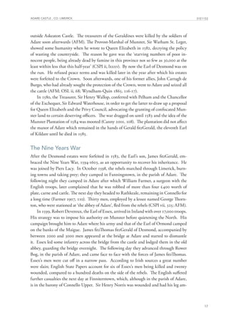 Archaeological report Adare Castle, Co. Limerick | PDF