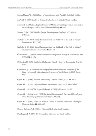 Archaeological report Adare Castle, Co. Limerick | PDF