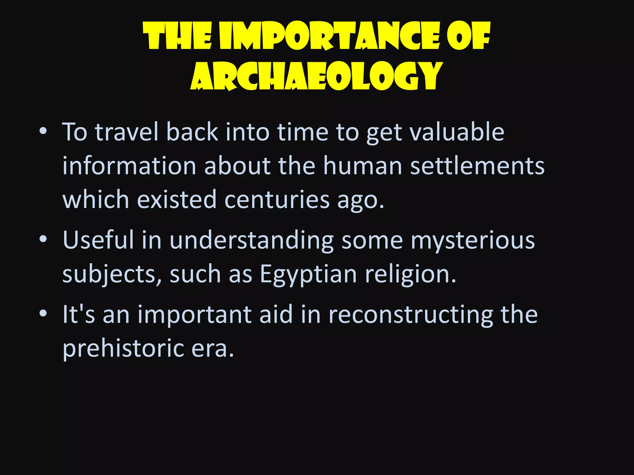 Archaeology | PPTX