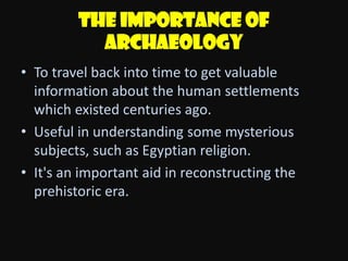 Archaeology | PPTX